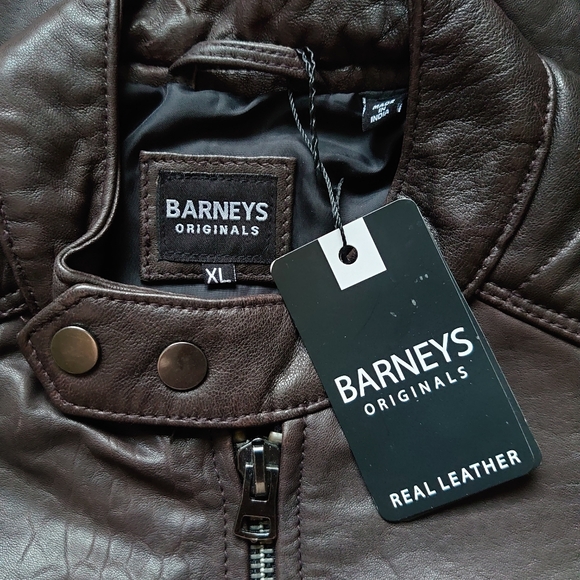 Barneys Originals | Jackets & Coats | Barneys Originals Racer Leather ...
